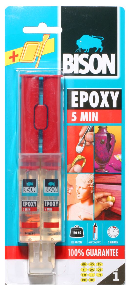 Bison Epoksiliima 5min 24ml - IS-Tarvike.fi verkkokauppa