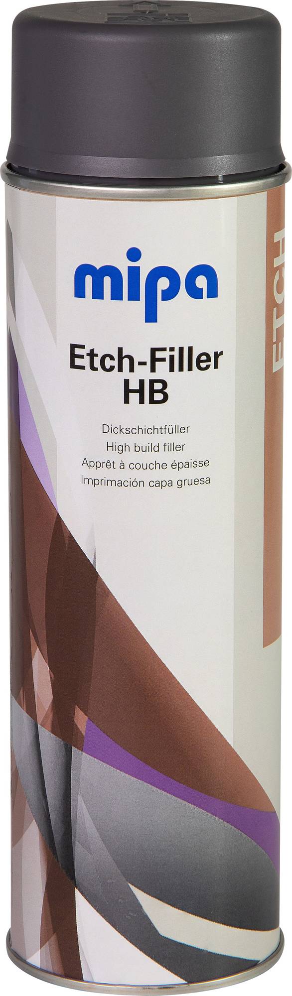 Mipa Etch Filler HB Täytemaali Spray 500ml Tumma Harmaa - IS-Tarvike.fi verkkokauppa