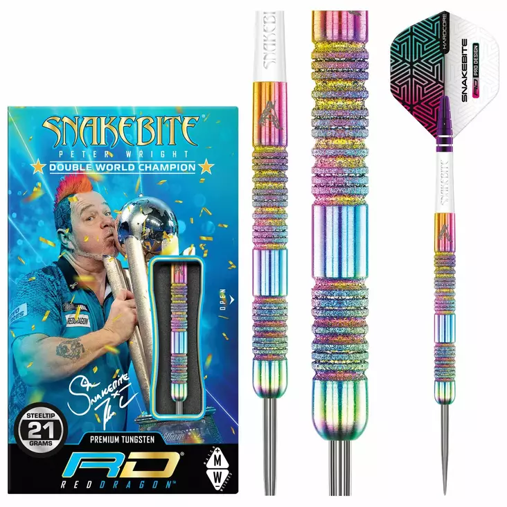 Red Dragon Peter Wright Diamond Fusion Spectron 21g 90% Dartstikat - IS ...